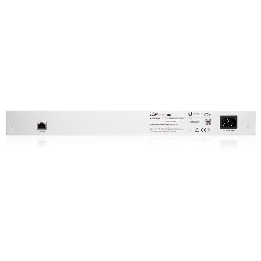 Switch Ubiquiti UniFi 48 Portas PoE + 2SFP + 2SFP+ US-48-500W